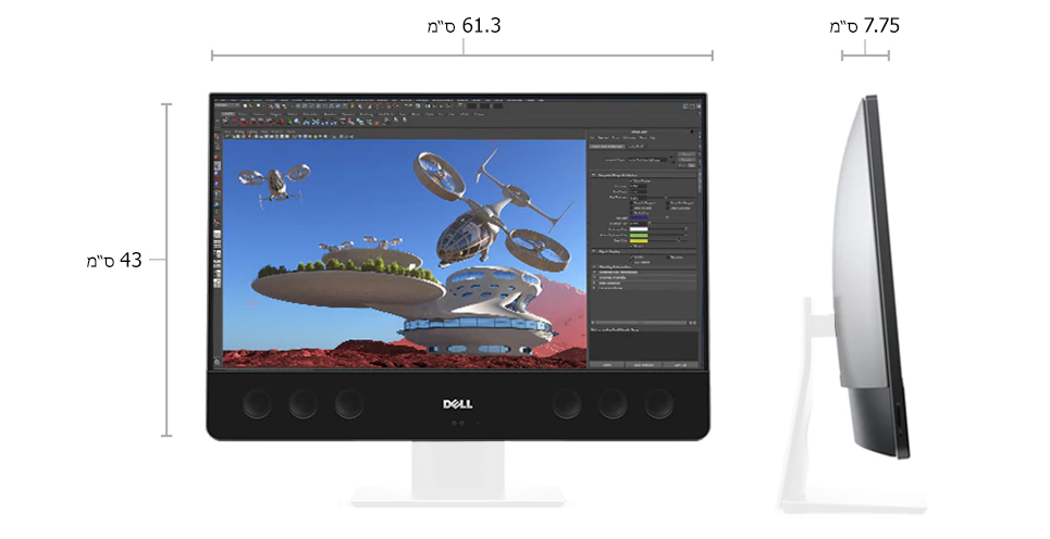 מחשב הכל כלול Dell Precision 5720 i5/8/256-SSD/27 AIO :: מחשבי All-In ...