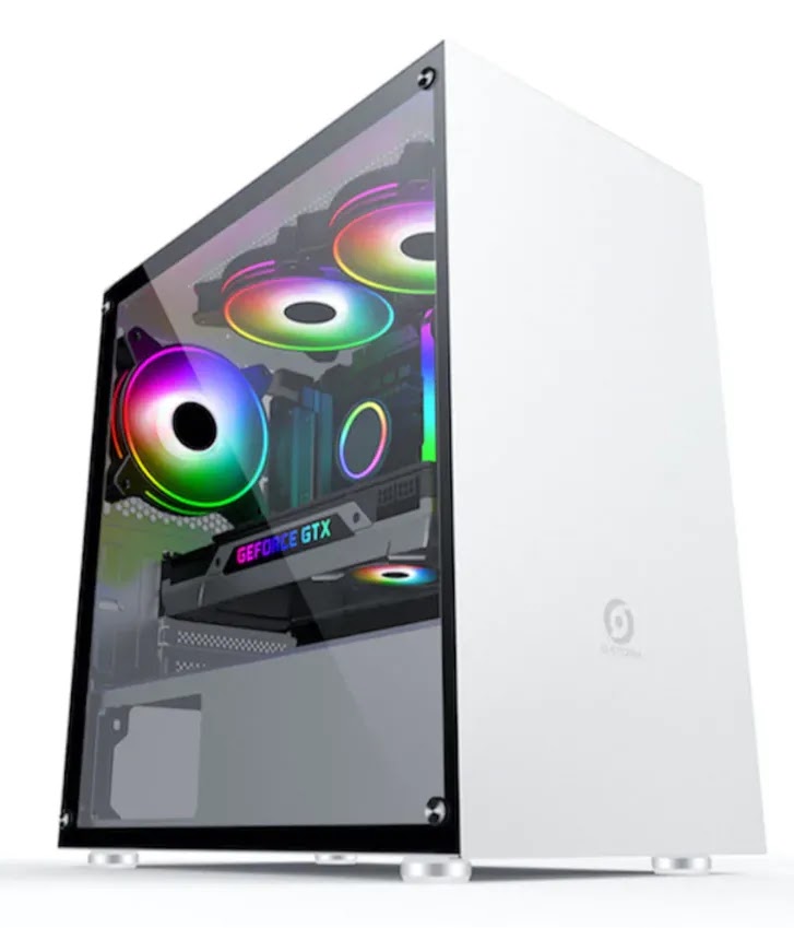 מארז גיימינג בצבע לבן SAMA SM01 White :: מארזי מחשב :: חומרה - החנות עם ...